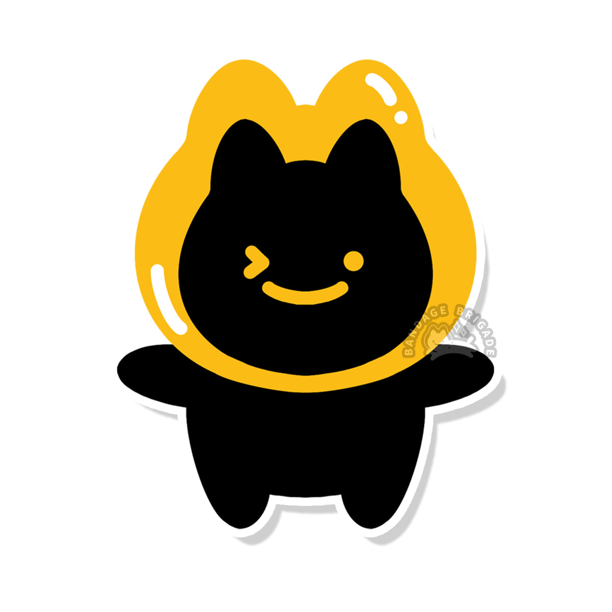 Bean The Cat Sticker Bandage Brigade