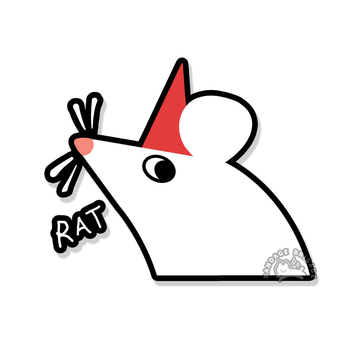 Rat with a Hat Decal – Bandage Brigade