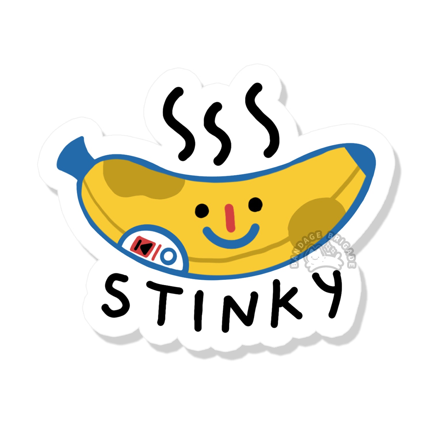 Stinky Banana Sticker – Bandage Brigade