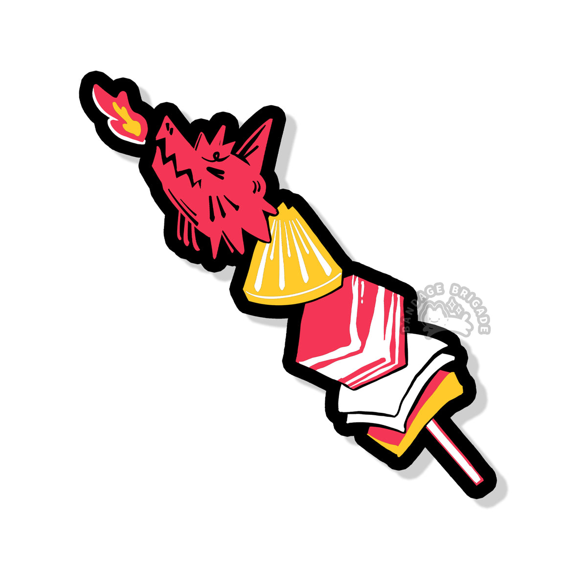 Tatsu Kebab Sticker – Bandage Brigade