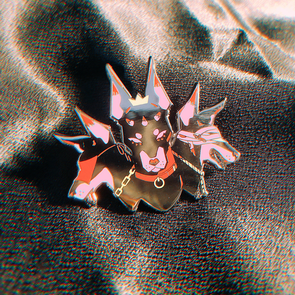Cerberus Pin – Bandage Brigade