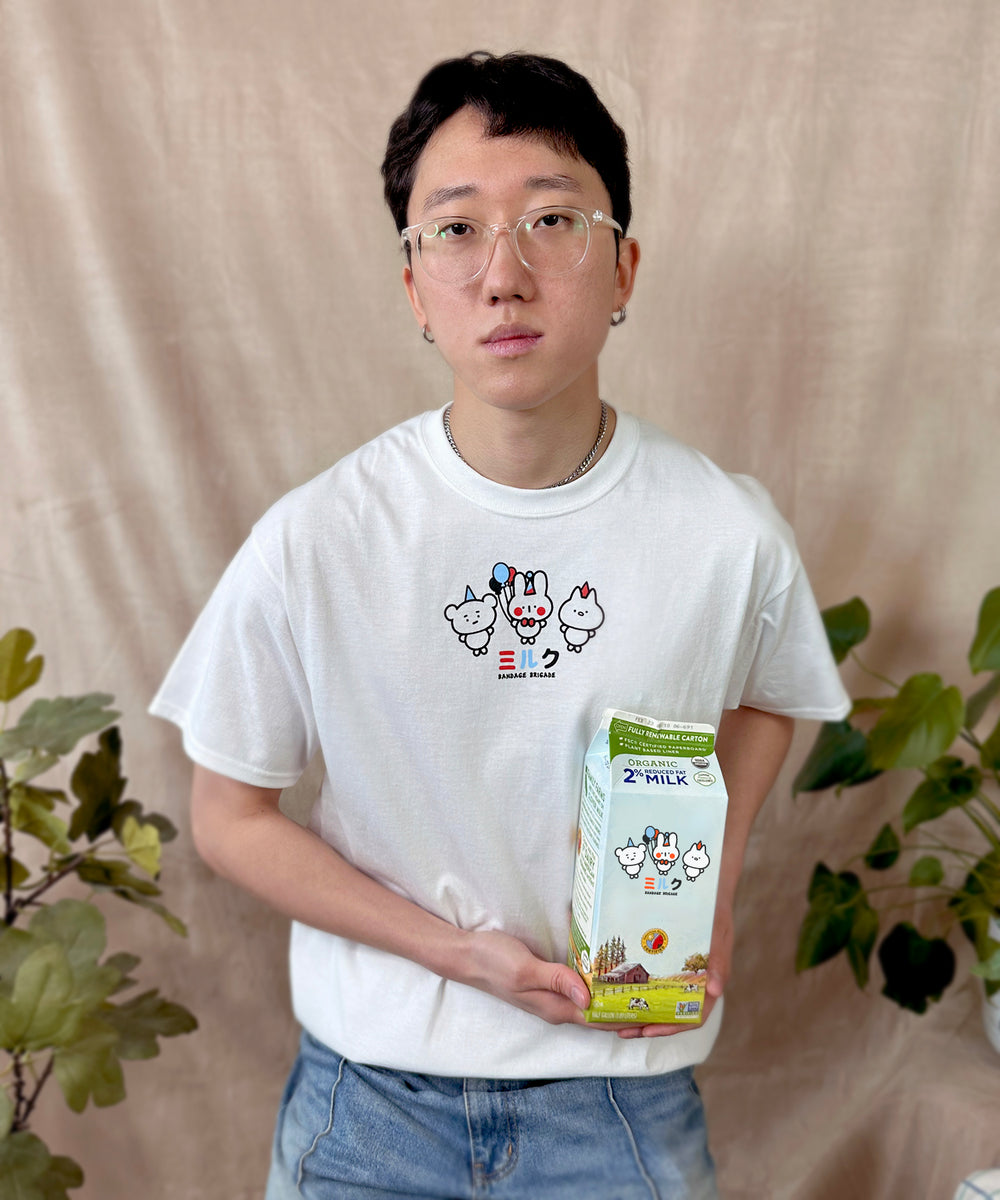 Milky Rabbit Tee – Bandage Brigade