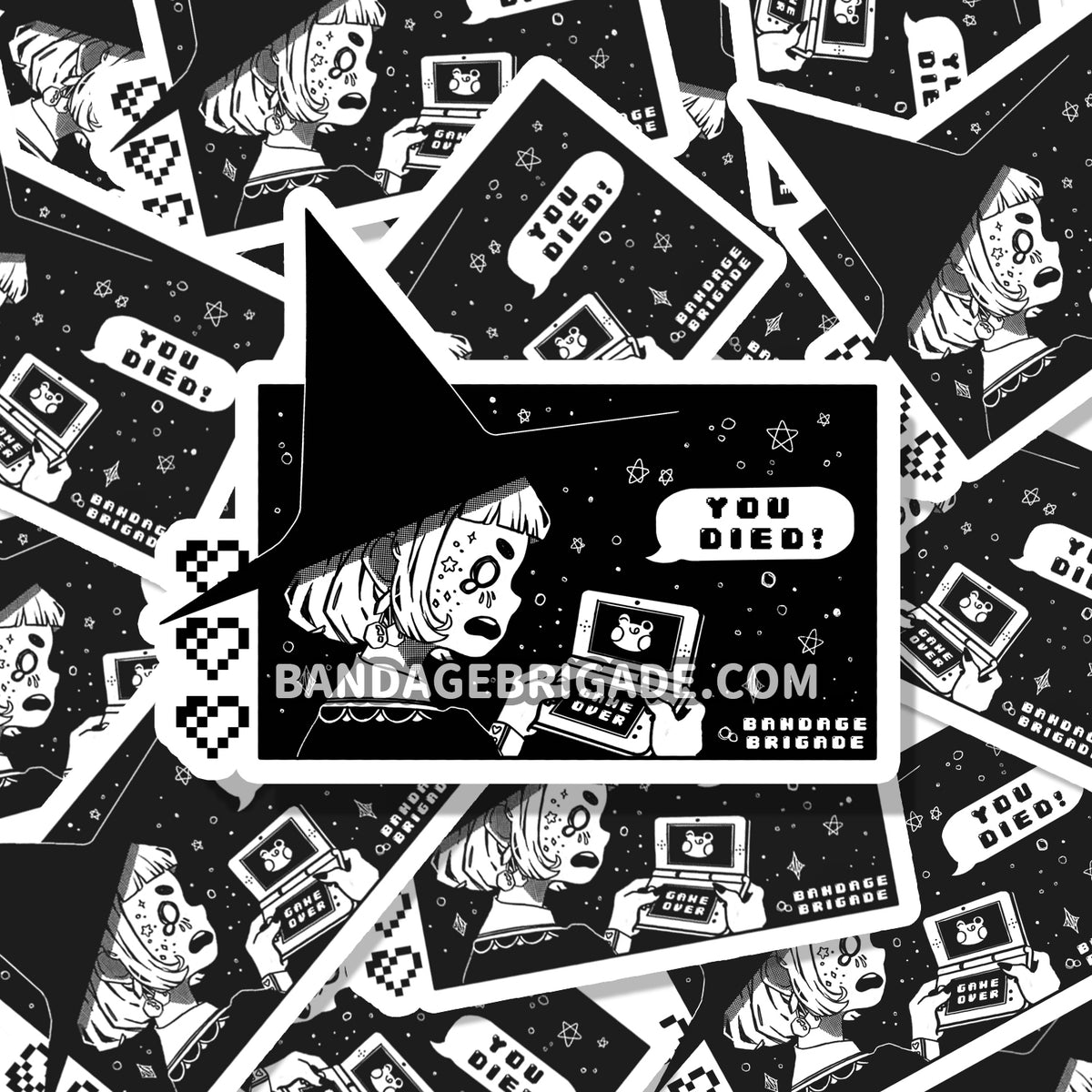 You Died! Sticker – Bandage Brigade